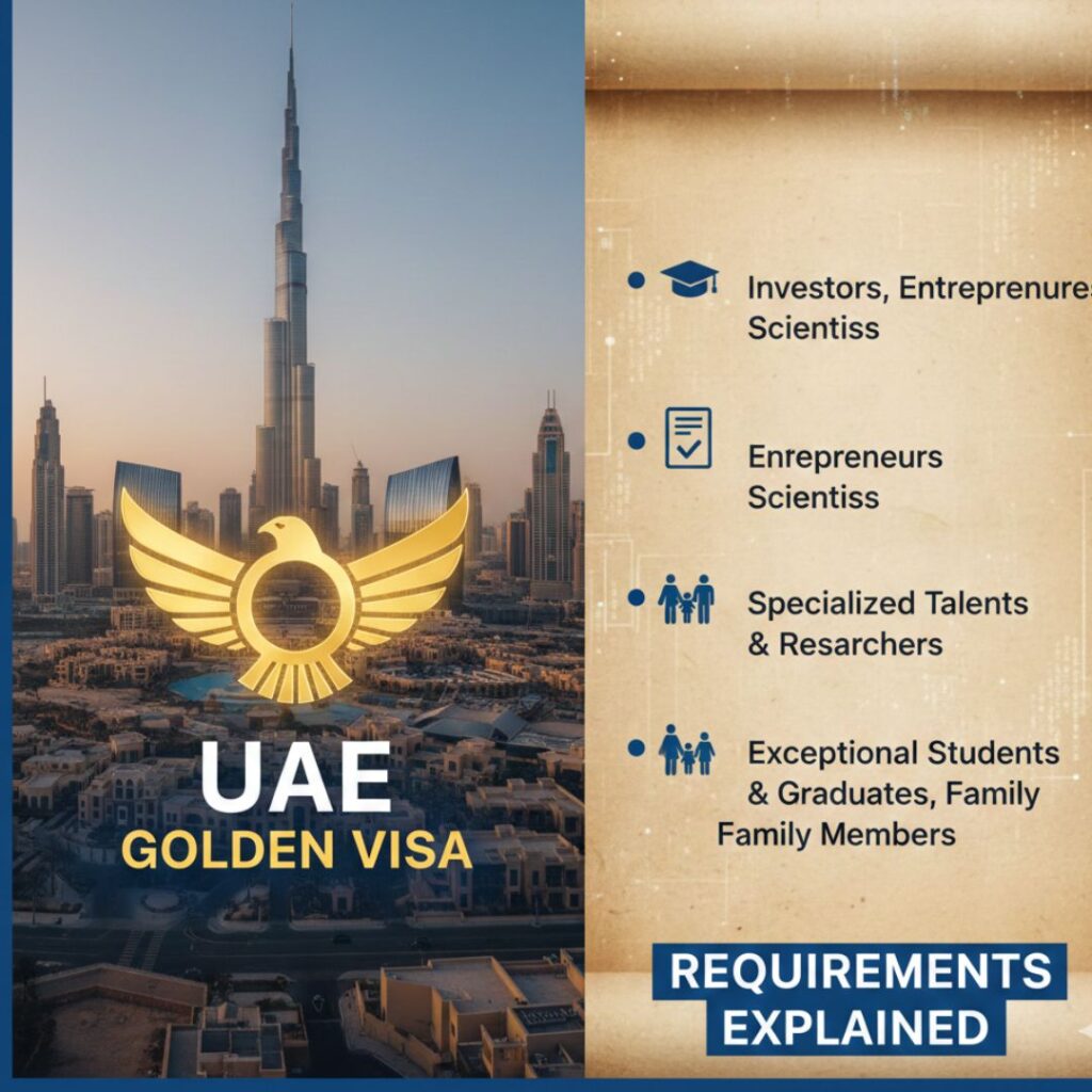 UAE Golden Visa Requirements Explained – Complete 2025 Guide